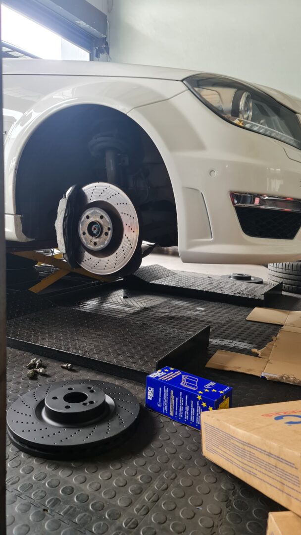 Mercedes-Benz W204 C63 AMG EBC Brake Kit - TrackRecon